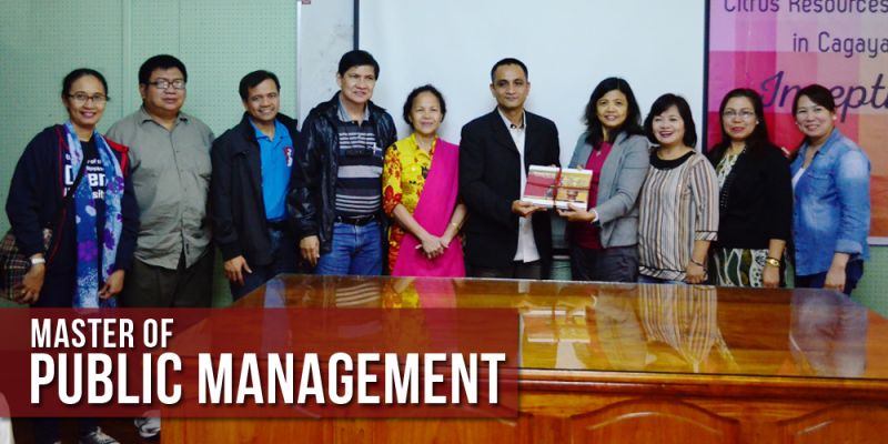 Master of Public Management - Faculty of Management and Development Studies