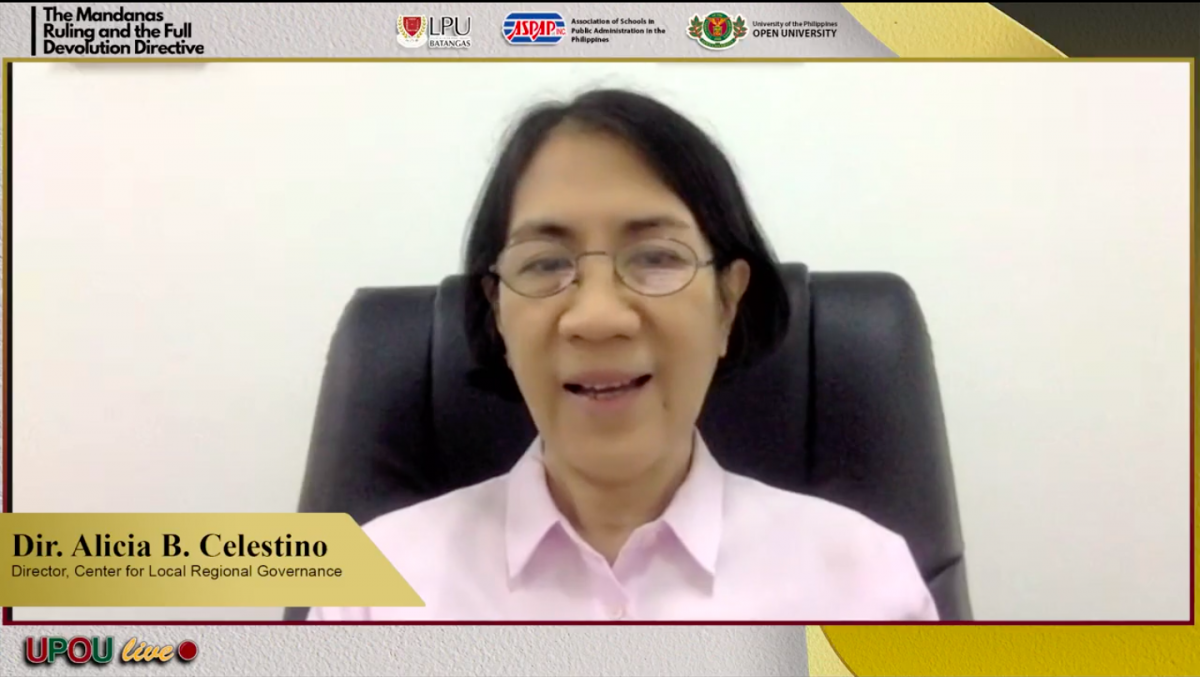 MPM Program holds webinar on the Mandanas Ruling and the Full ...