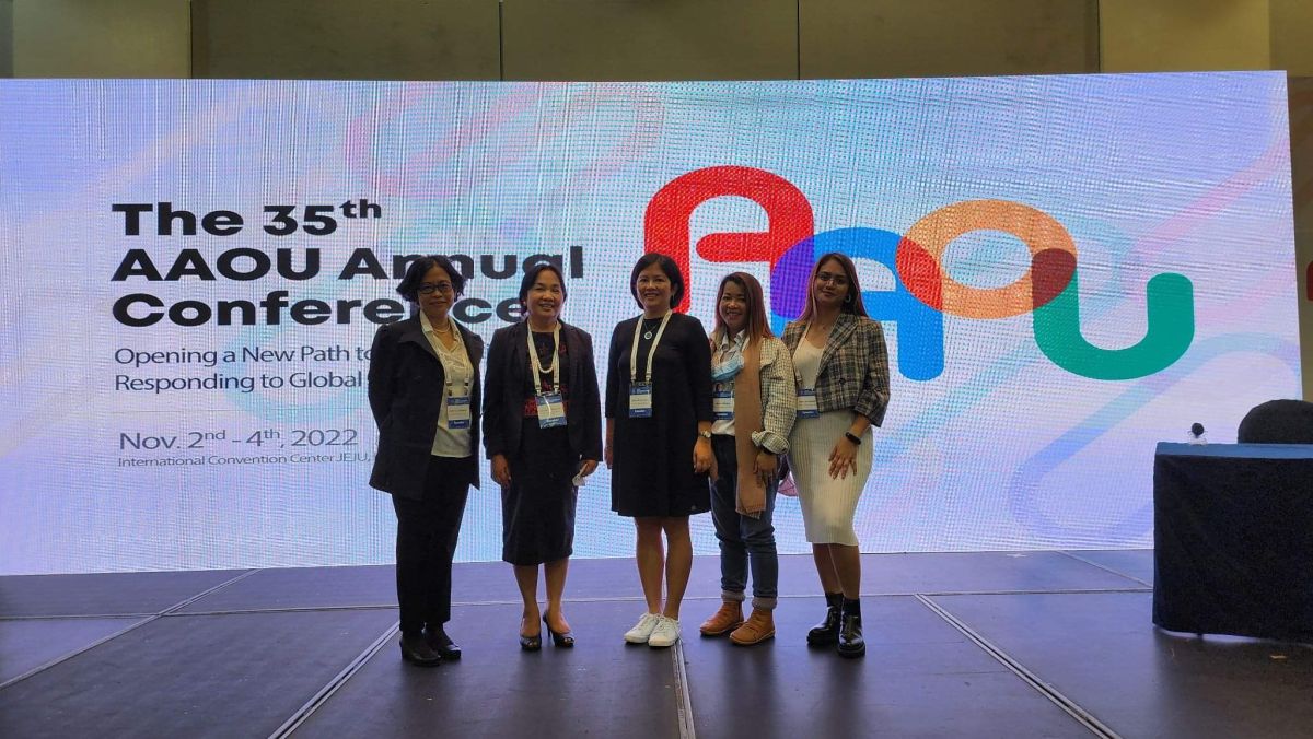 FMDS Dean, Faculty members and REPS presented papers at the 35th AAOU ...