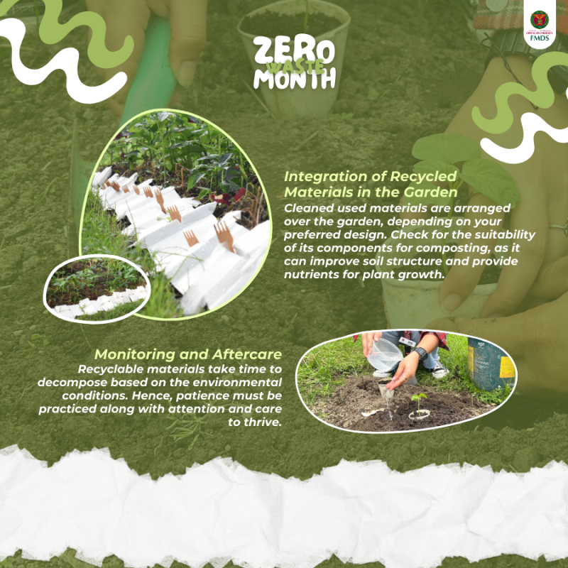 UPOU-FMDS joins the nation in celebrating the Zero Waste Month - Faculty of Management and ...